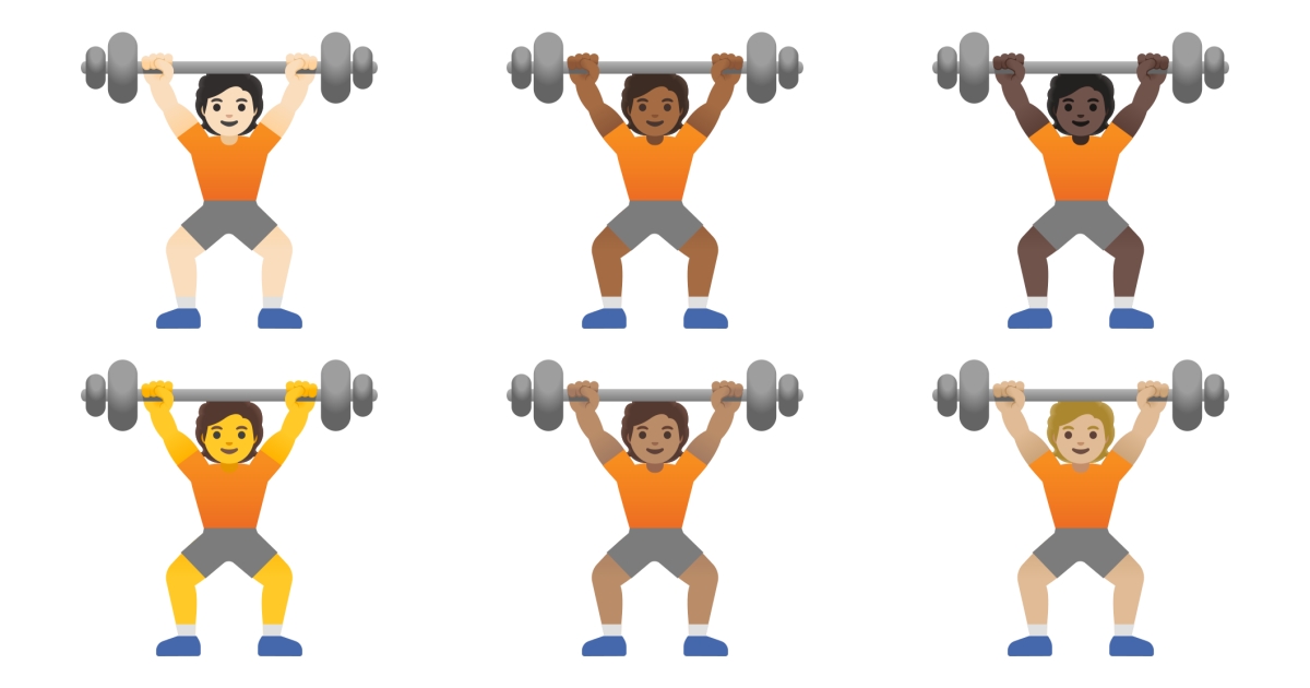 🏋️ Pesi Massimi Emoji 🏋🏻 🏋🏼 🏋🏽 🏋🏾 🏋🏿