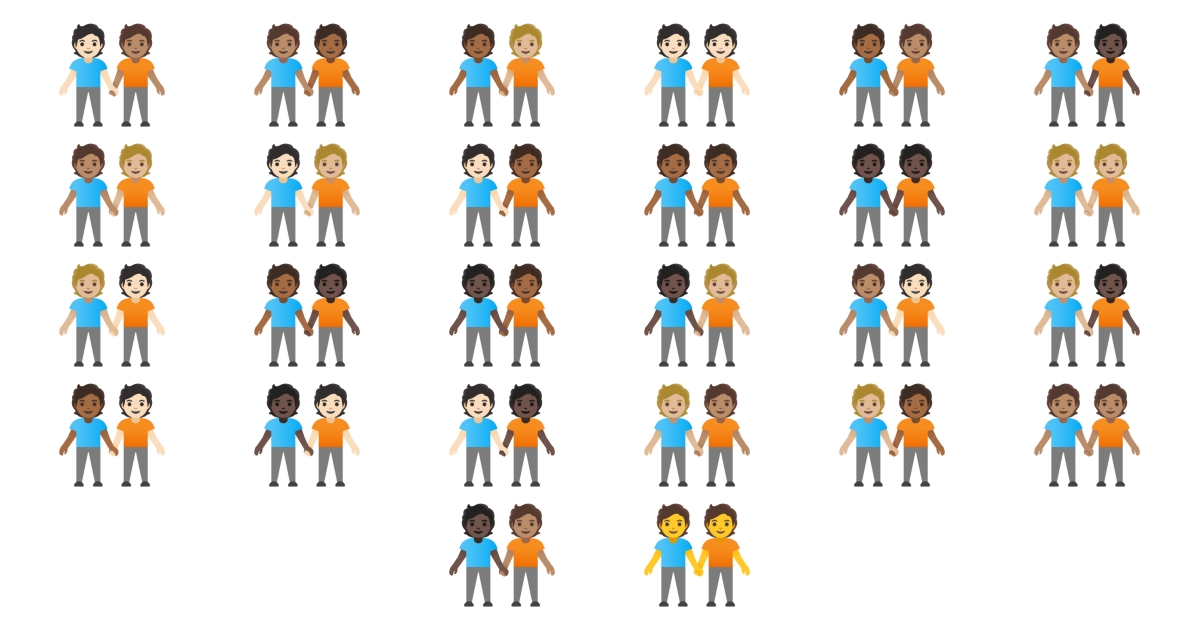 🧑‍🤝‍🧑 Persone Che Si Tengono Per Mano Emoji 🧑🏻‍🤝‍🧑🏻 🧑🏻‍🤝‍🧑🏼 🧑🏻‍🤝‍🧑🏽 🧑🏻 ...