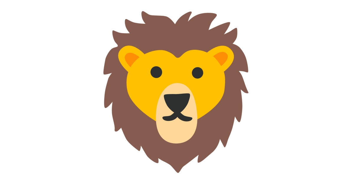 🦁 Muso Di Leone Emoji