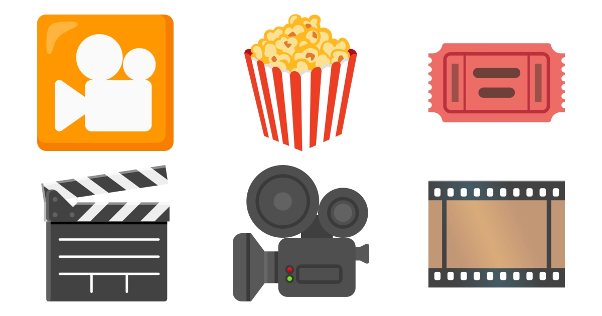 🍿 Cinema Emoji 🎟️ 🎥 🎞️ 🎬 🎦