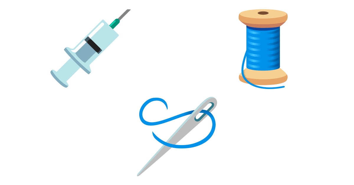 🧵 Ago Emoji 🪡 💉