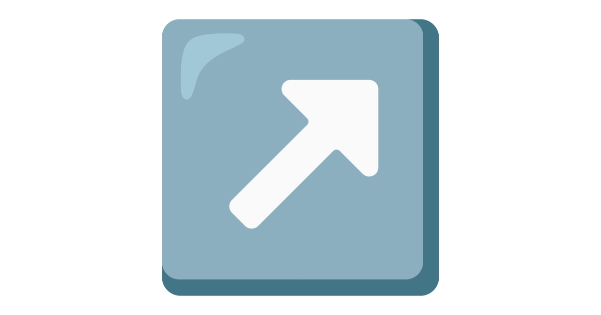 ↗️ Nord-est Emoji