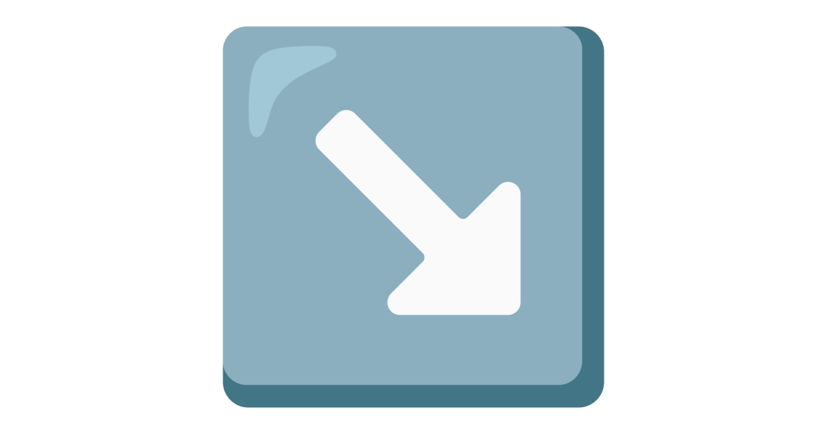 ↘️ Sud-est Emoji