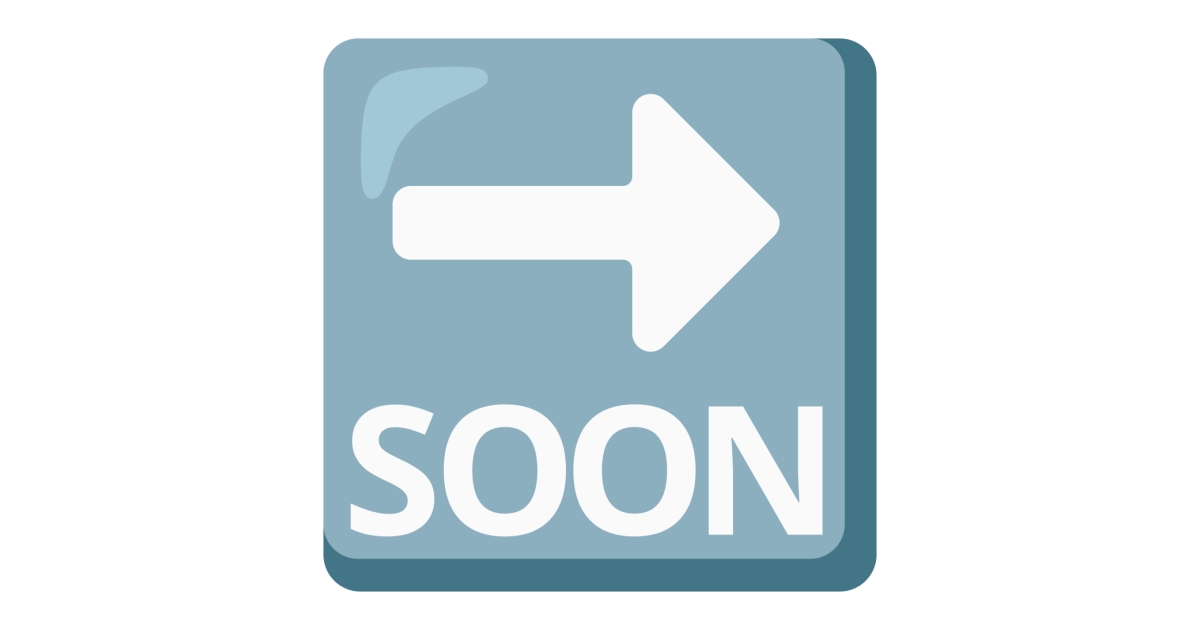 🔜 Soon Con Freccia Verso Destra Emoji