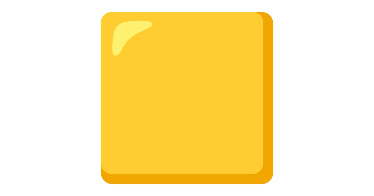🟨 Quadrato Di Colore Giallo Emoji