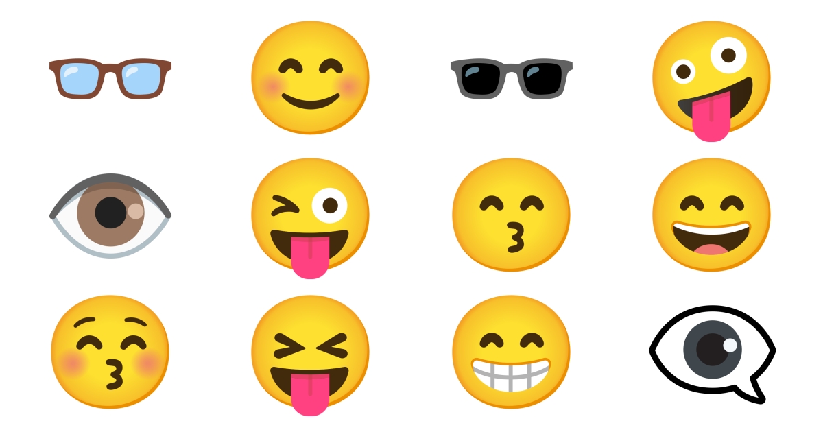 😄 Ojo Emojis 😁 😊 😚 😙 😜 🤪