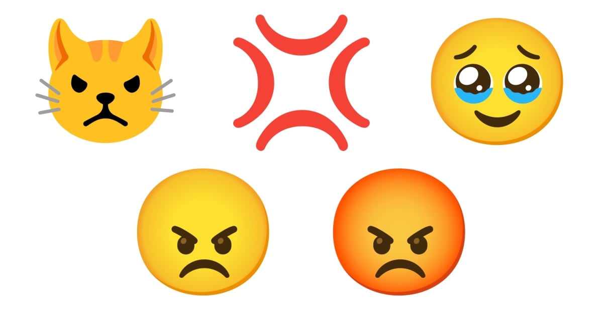 🥹 Enfadado Emojis 😡 😠 😾 💢