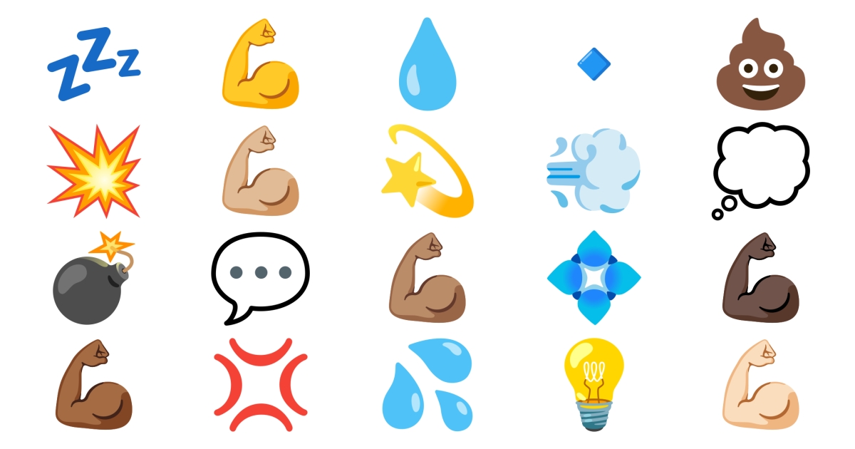 💩 Cómic Emojis 💢 💥 💫 💦 💨 💬