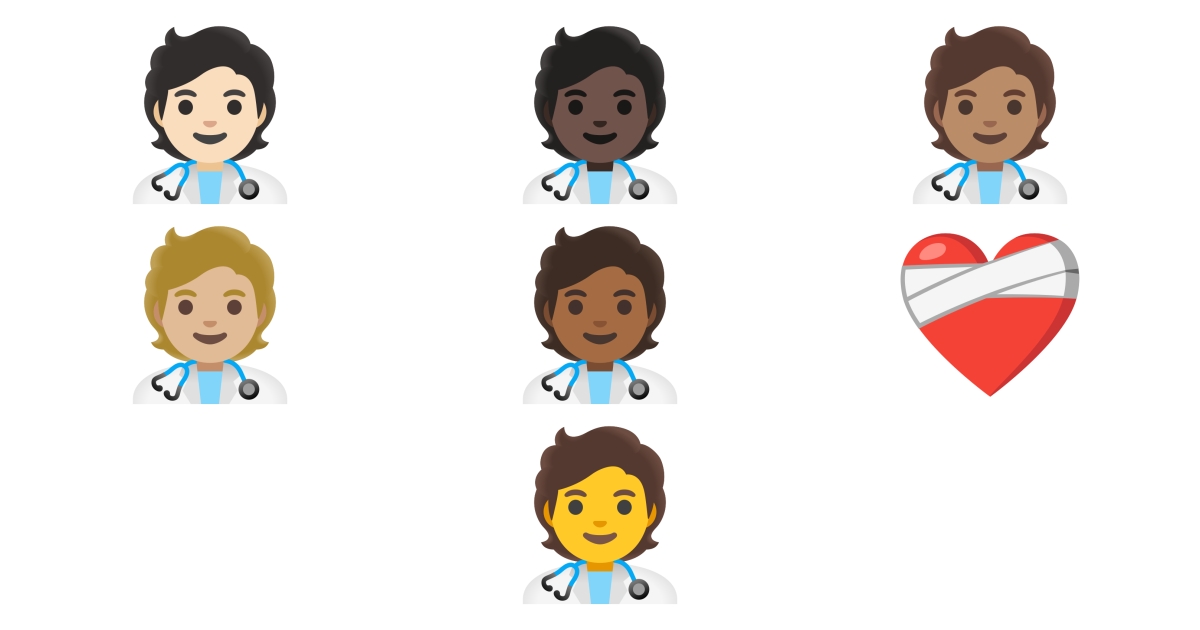 ️‍🩹 Salud Emojis 🧑‍⚕️ 🧑🏻‍⚕️ 🧑🏼‍⚕️ 🧑🏽‍⚕️ 🧑🏾‍⚕️ 🧑🏿‍⚕️