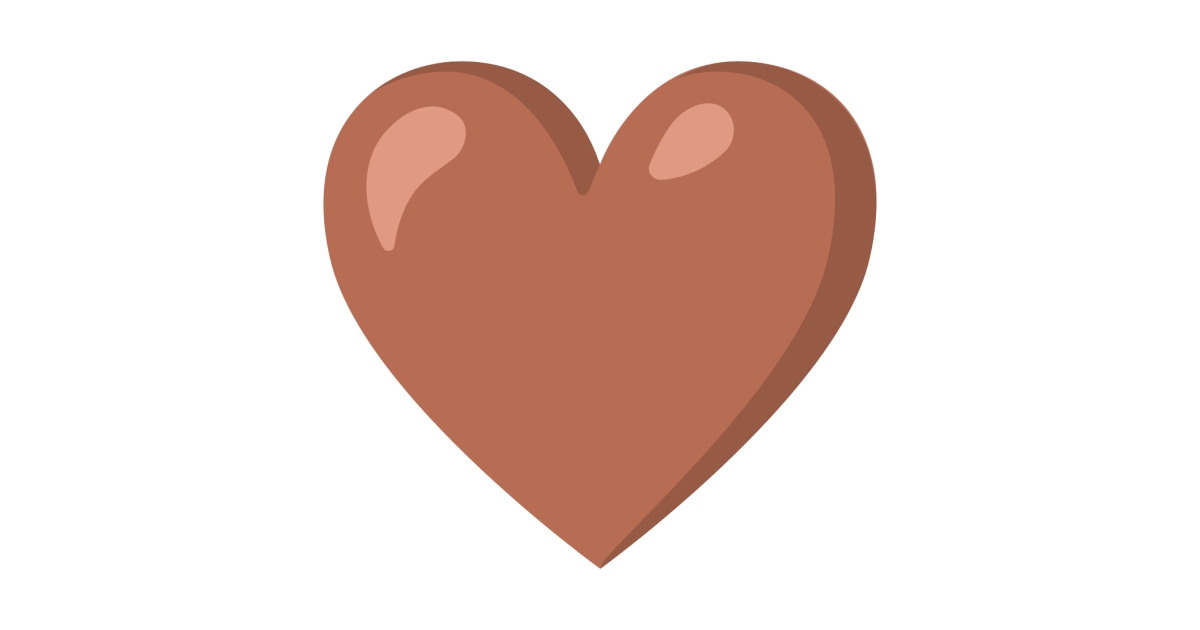 🤎 Corazón Café Emojis