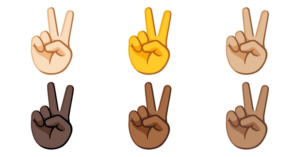 ️ Amor Y Paz Emojis 🏻 🏼 🏽 🏾 🏿