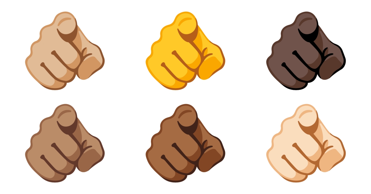 🫵 Tú Emojis 🫵🏻 🫵🏼 🫵🏽 🫵🏾 🫵🏿