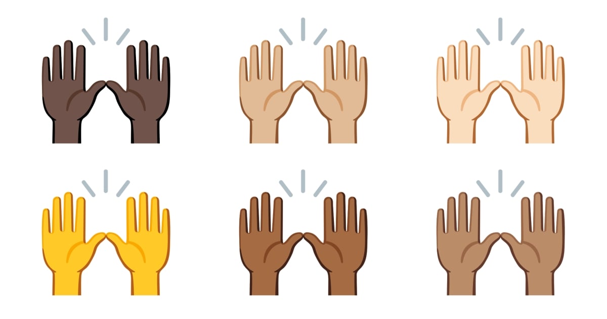 🙌 Hurra Emojis 🙌🏻 🙌🏼 🙌🏽 🙌🏾 🙌🏿