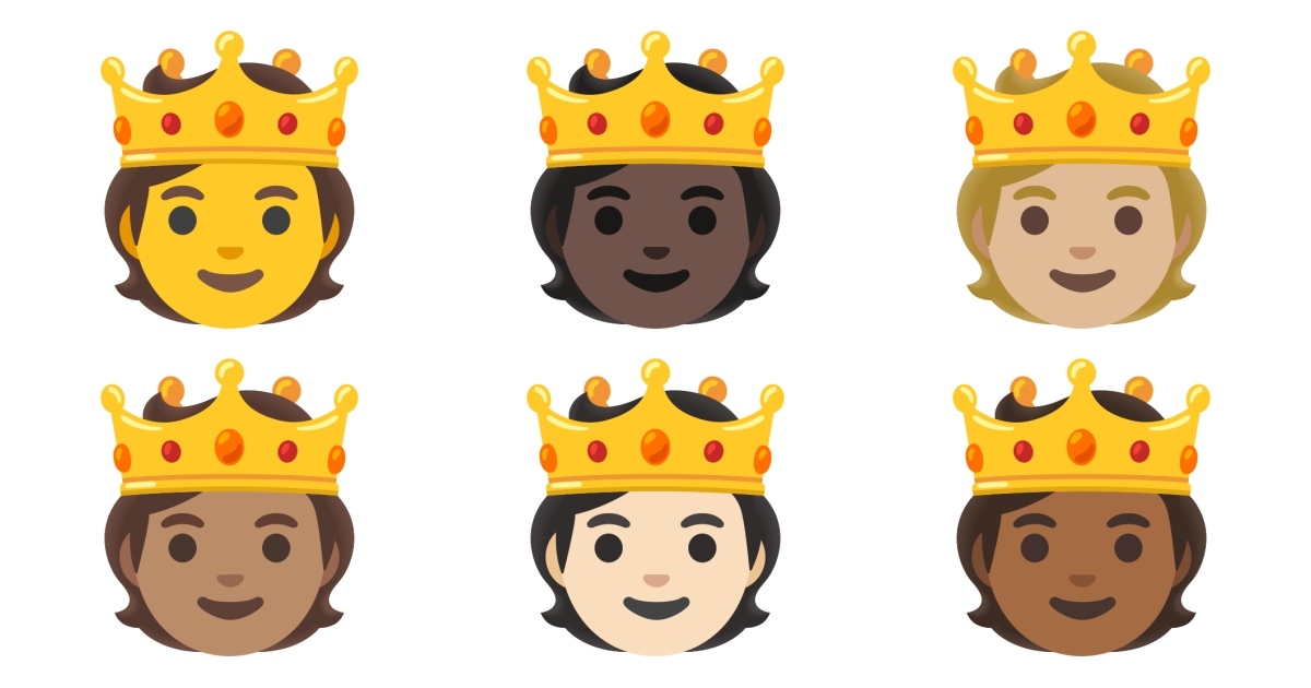 🫅 Persona Con Corona Emojis 🫅🏻 🫅🏼 🫅🏽 🫅🏾 🫅🏿