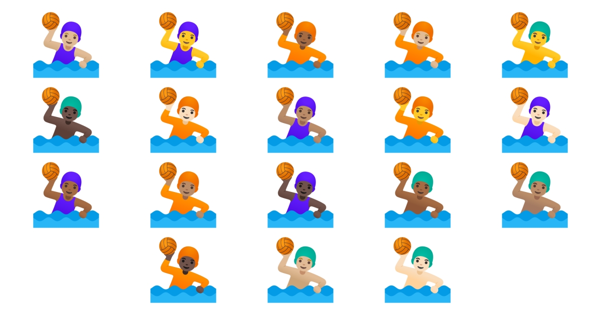 🤽 Waterpolista Emojis 🤽‍♂️ 🤽‍♀️ 🤽🏻 🤽🏼 🤽🏽 🤽🏾