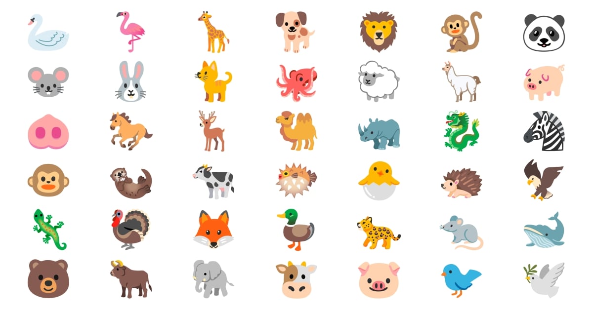 🐵 Animal Emojis 🐒 🦍 🦧 🐶 🐕 🦮