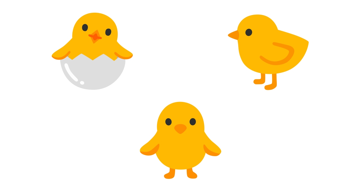 🐣 Pollito Emojis 🐤 🐥