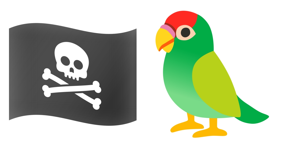 🦜 Pirata Emojis 🏴‍☠️
