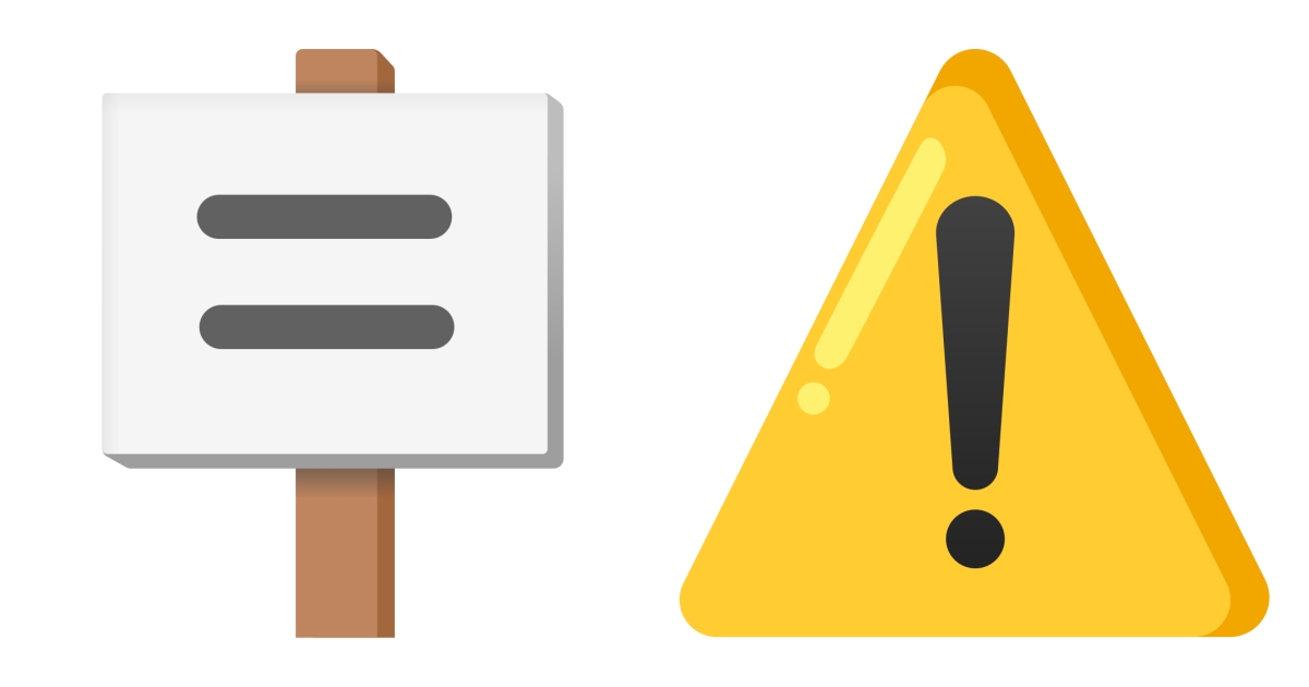 🪧 Aviso Emojis ⚠️