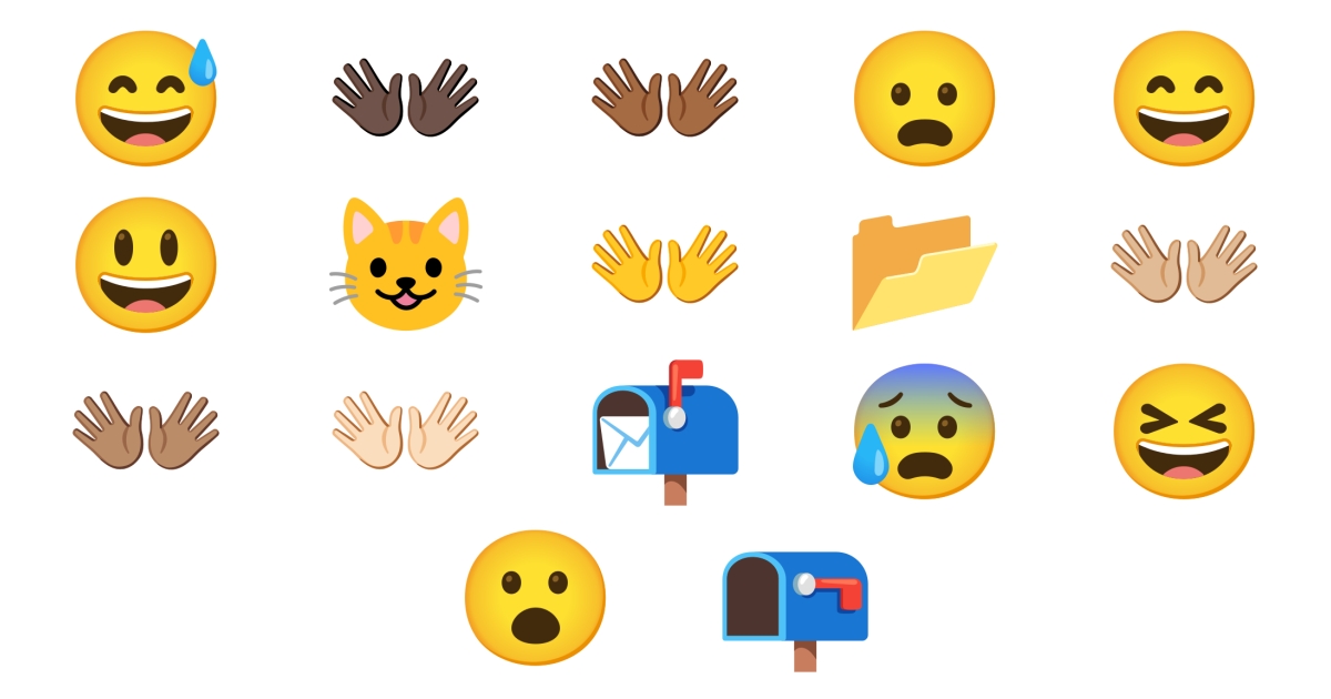 😃 Aberta Emojis 😄 😆 😅 😮 😦 😰