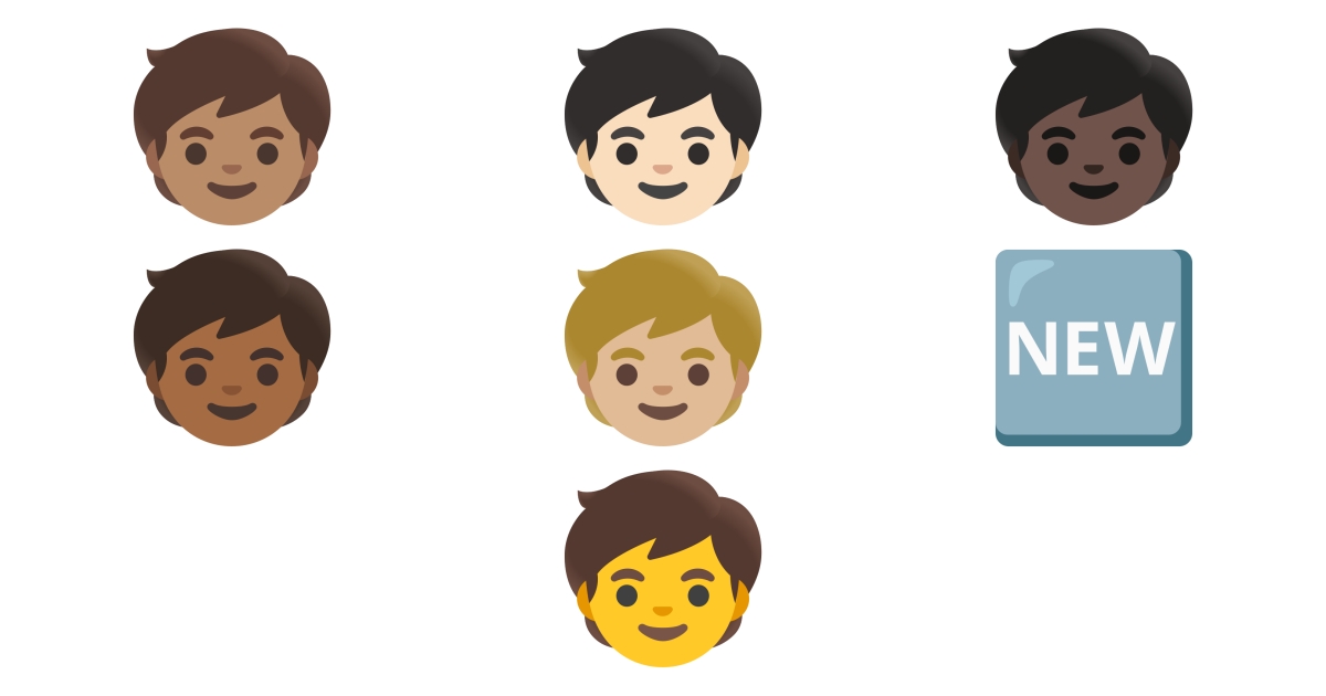 🧒 Novo Emojis 🆕 🧒🏻 🧒🏼 🧒🏽 🧒🏾 🧒🏿
