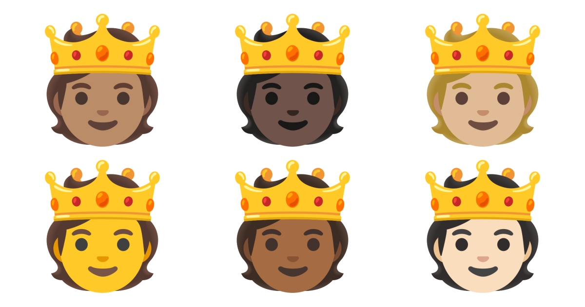 🫅 Real Emojis 🫅🏻 🫅🏼 🫅🏽 🫅🏾 🫅🏿