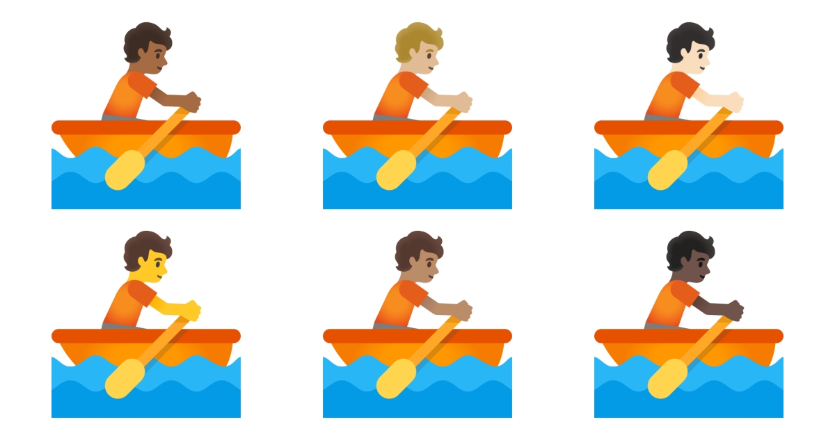 🚣 Pessoa Remando Emojis 🚣🏻 🚣🏼 🚣🏽 🚣🏾 🚣🏿