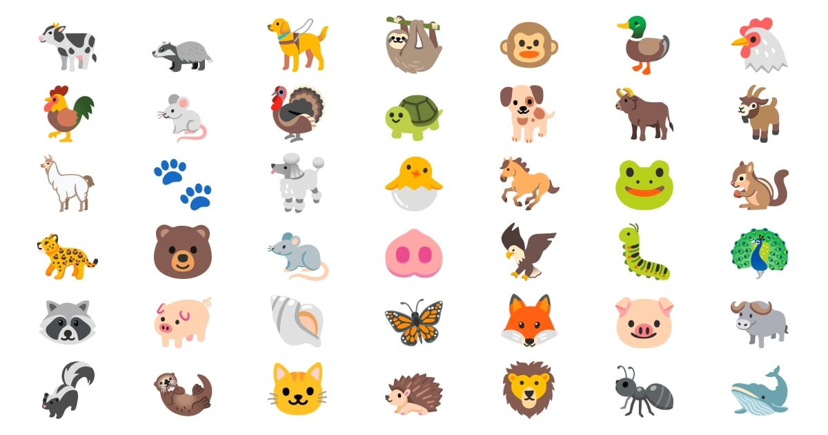 🐵 Animal Emojis 🐒 🦍 🦧 🐶 🐕 🦮