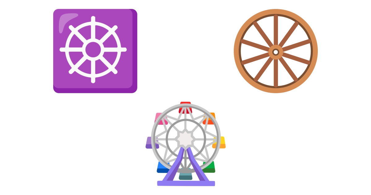 🎡 Roda Emojis 🛞 ☸️
