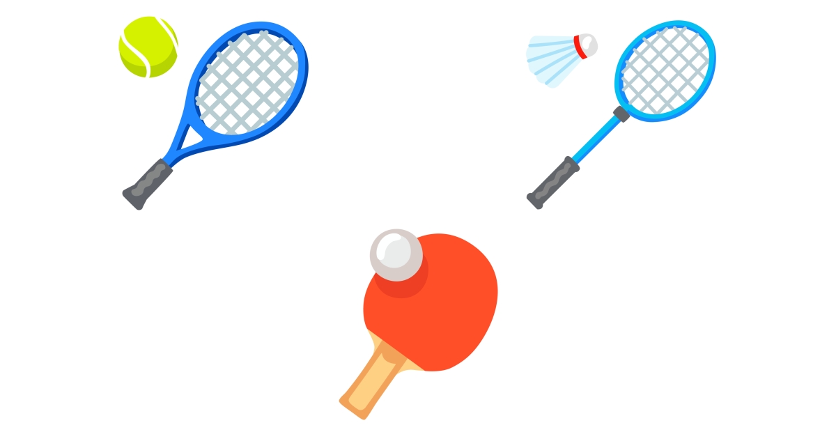 🎾 Raquete Emojis 🏓 🏸