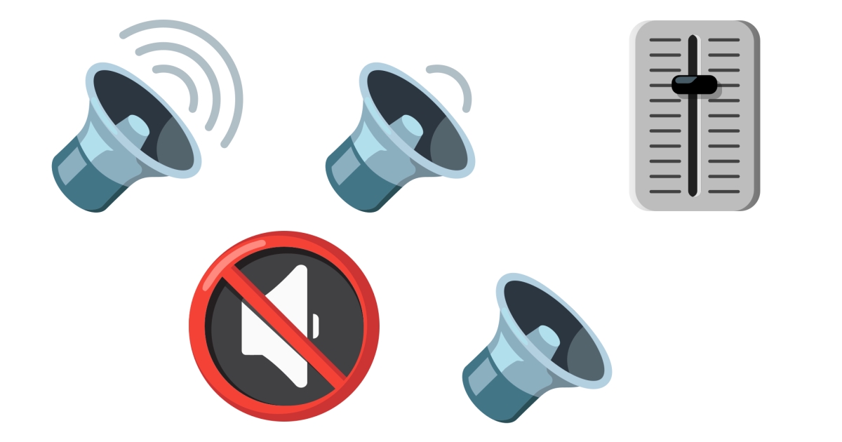 🔇 Volume Emojis 🔈 🔉 🔊 🎚️