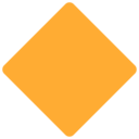🔶 Grand Losange Orange Emoji