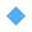 🔹 Rombo Azul Pequeño Emoji