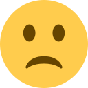 🙁 Rosto Meio Triste Emoji