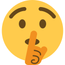 🤫 Rosto Fazendo Sinal De Silêncio Emoji | "Rosto Com Gesto De Silêncio"