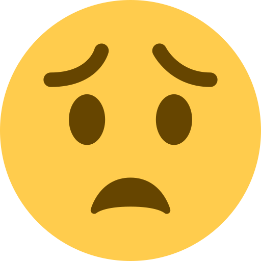 Worried Face Emoji Worried Face Emoji