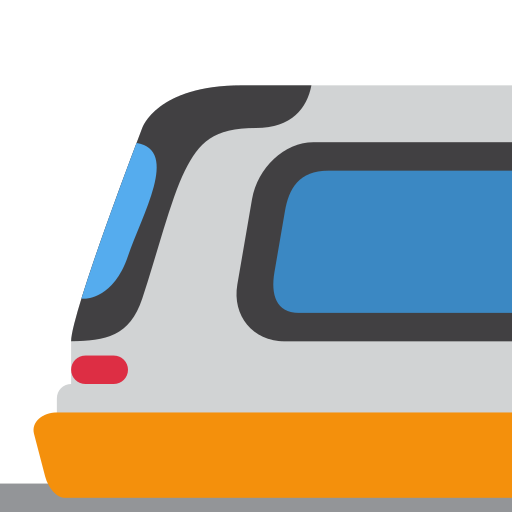 🚈 Tren Ligero Emoji