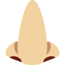 👃🏼 Nase: mittelhelle Hautfarbe-Emoji