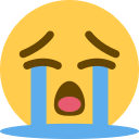 😭 heulendes Gesicht-Emoji
