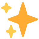 funkelnde Sterne-Emoji