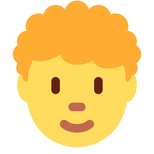 🧑‍🦱 Pessoa: Cabelo Cacheado Emoji